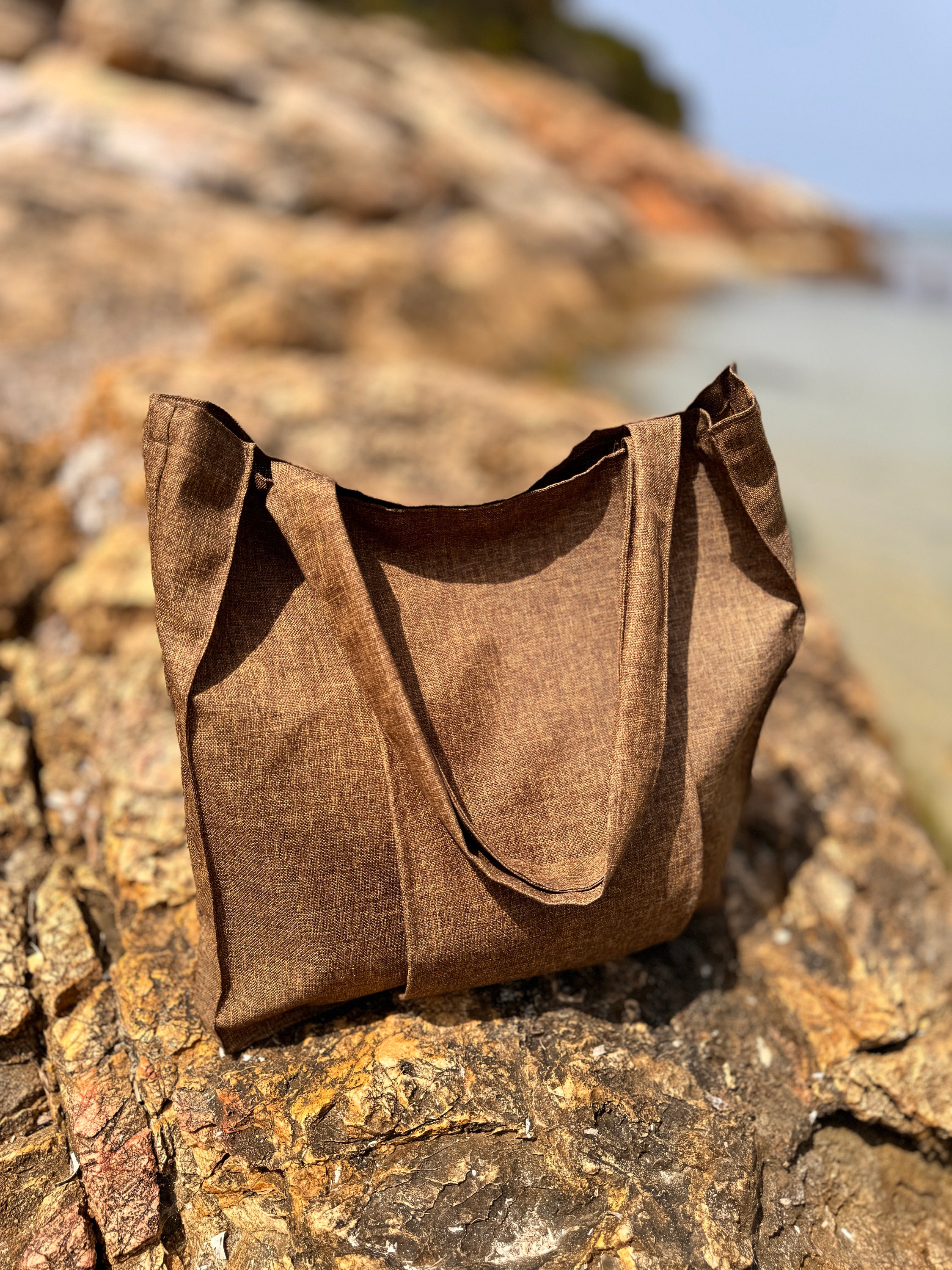 Men's Beach Bag With Separate Towel Pocket and Dual Handles, Versatile ...