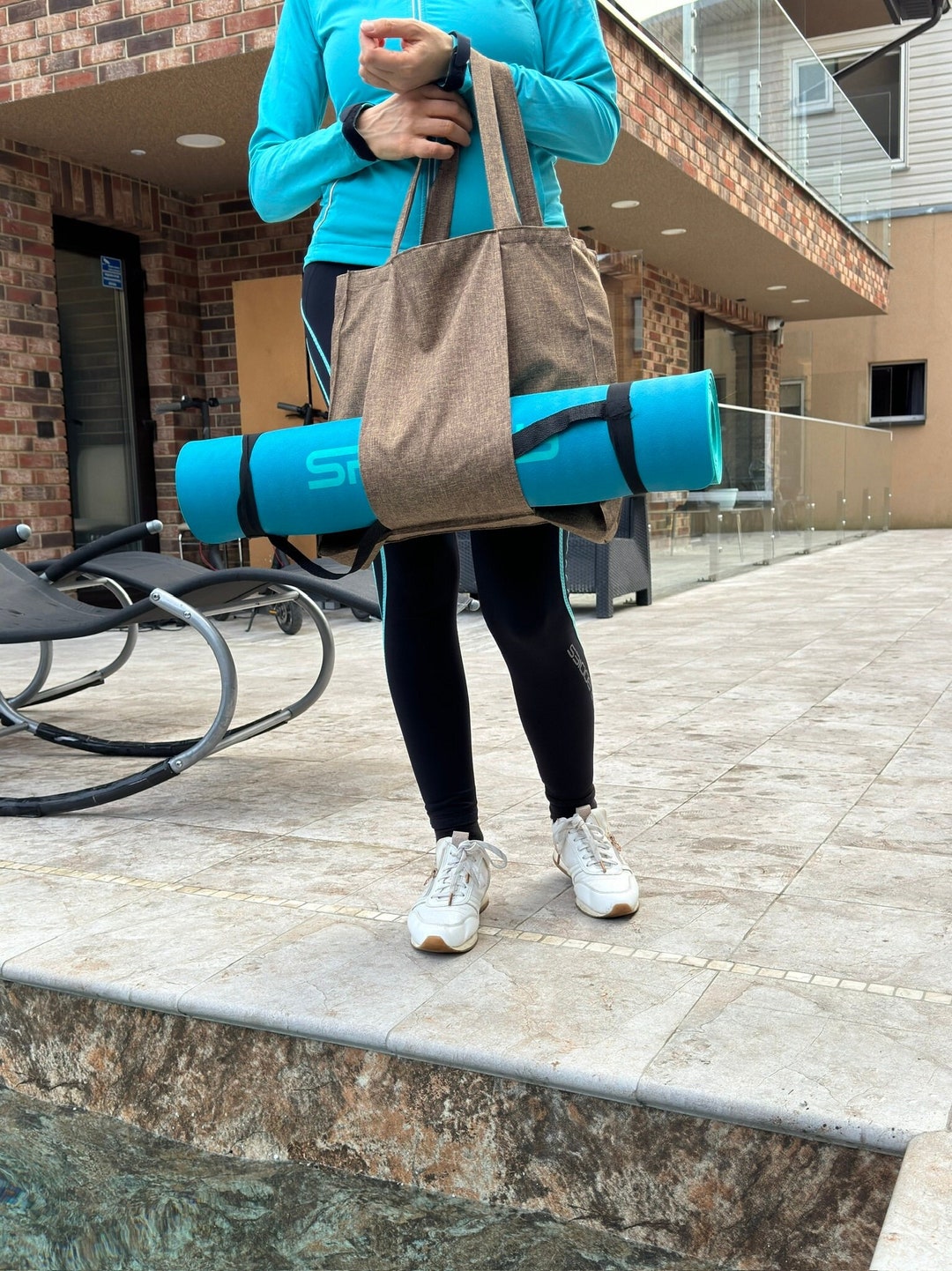 Bag for Yoga or Meditation. Water Resistant Gym Bag Transformer. Yoga ...