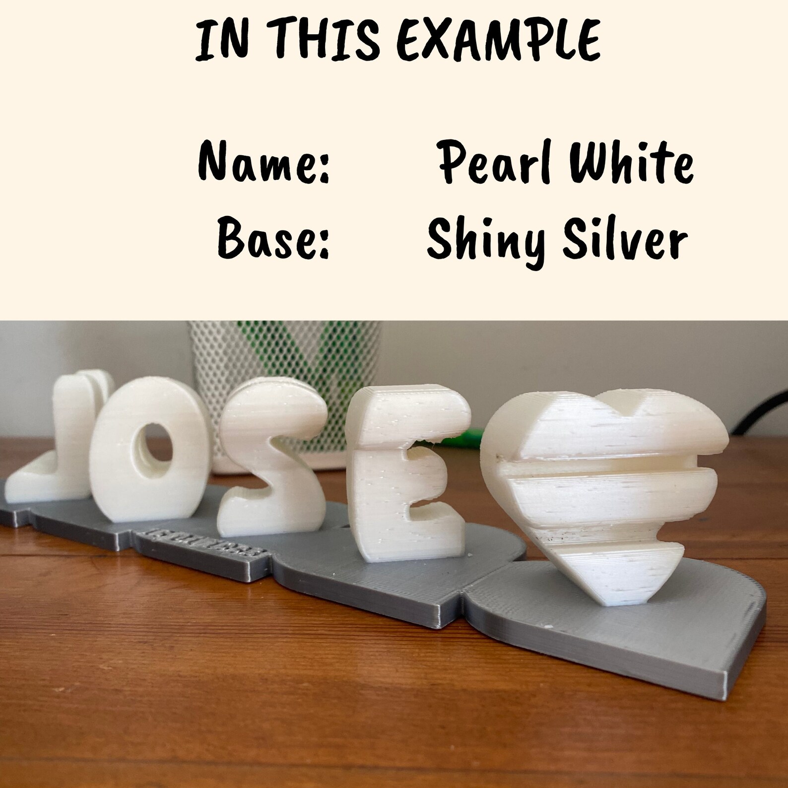 Flip Text Name Plate-custom 3D Personalized Name -house Warming ...