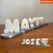 Flip Text Name Plate-custom 3D Personalized Name Tray house Warming ...