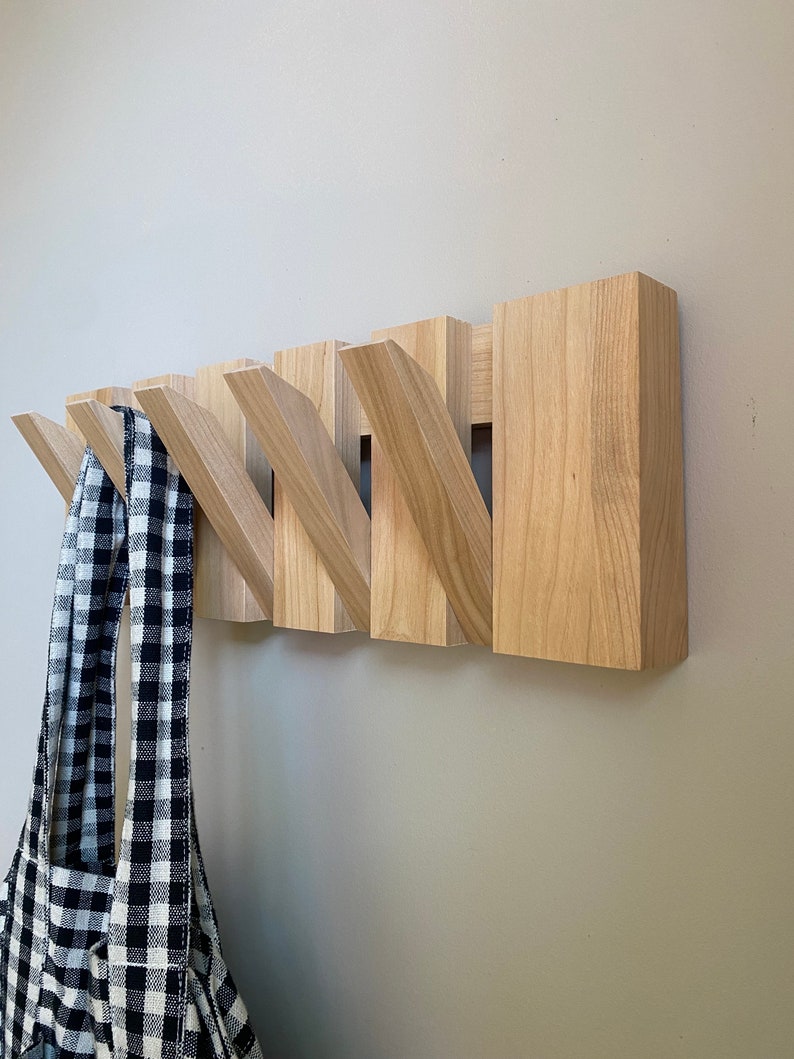Wall Coat Hanger ,piano Coat Rack, Wall Mounted Organizer, Wood Rack ...