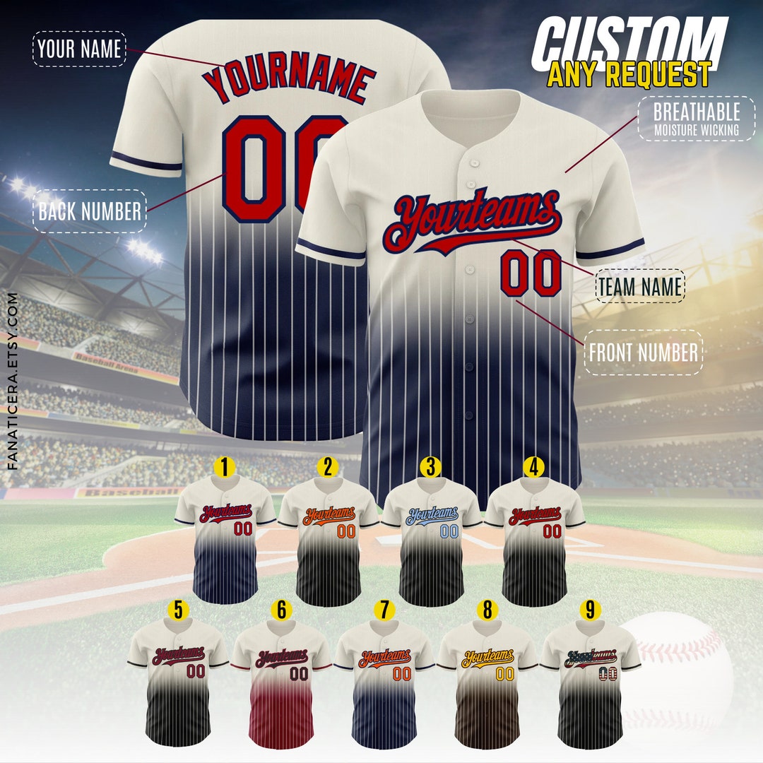 Baseball Jersey Custom Name&number,baseball City Team Jersey,baseball ...
