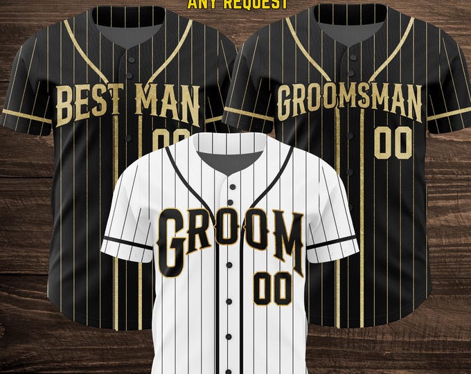 Personalized Bride and Groom Baseball Jersey,custom Matching Couple ...