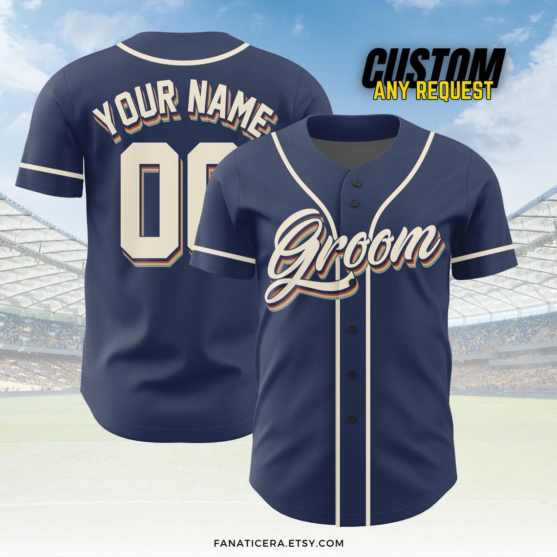 Personalized Bride and Groom Baseball Jersey,custom Matching Couple ...