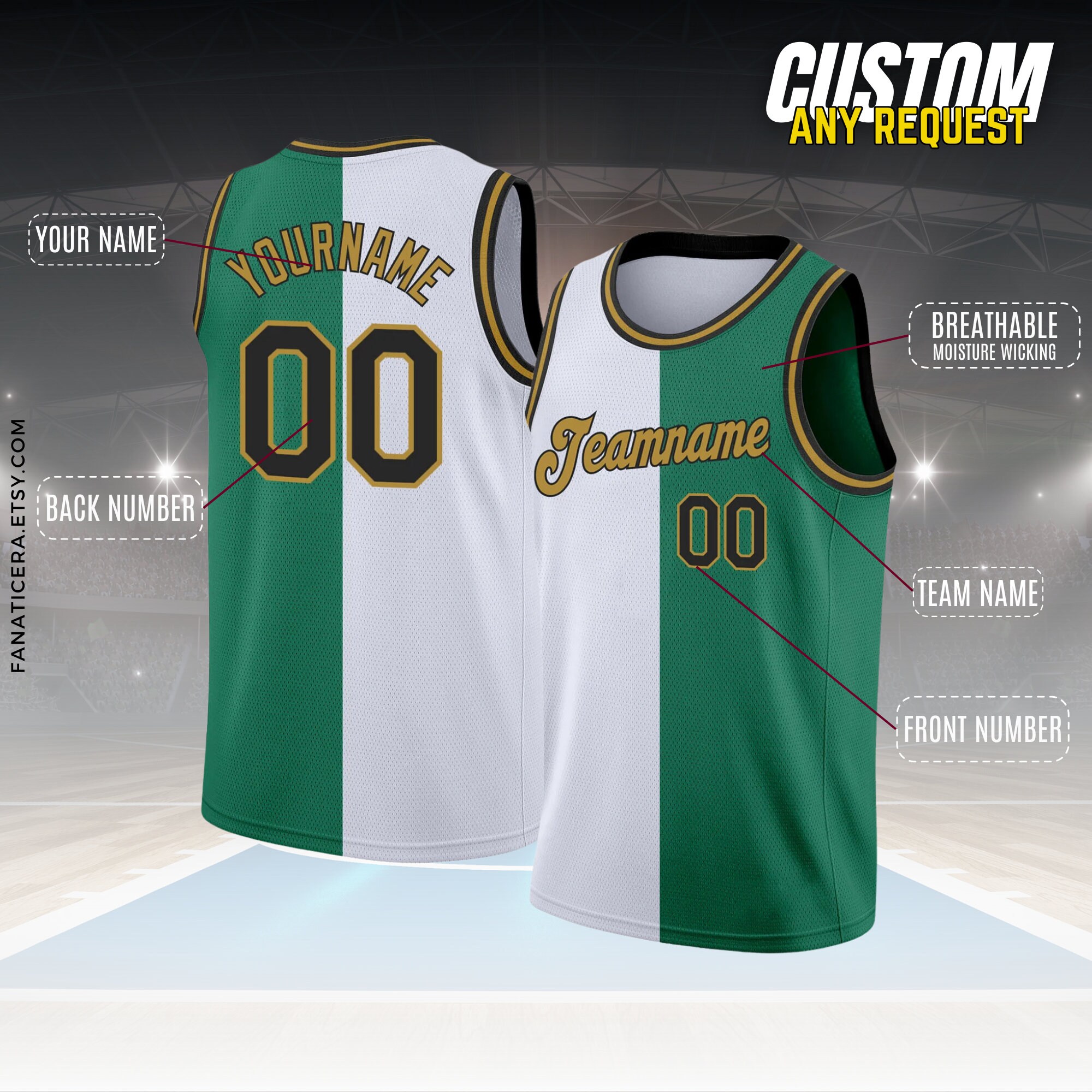 Custom Basketball Jersey Team Name & Number, Basketball Jersey Team ...
