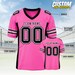 Personalized Football Jersey, Man Short Sleeves V-neck Shirt, Custom ...