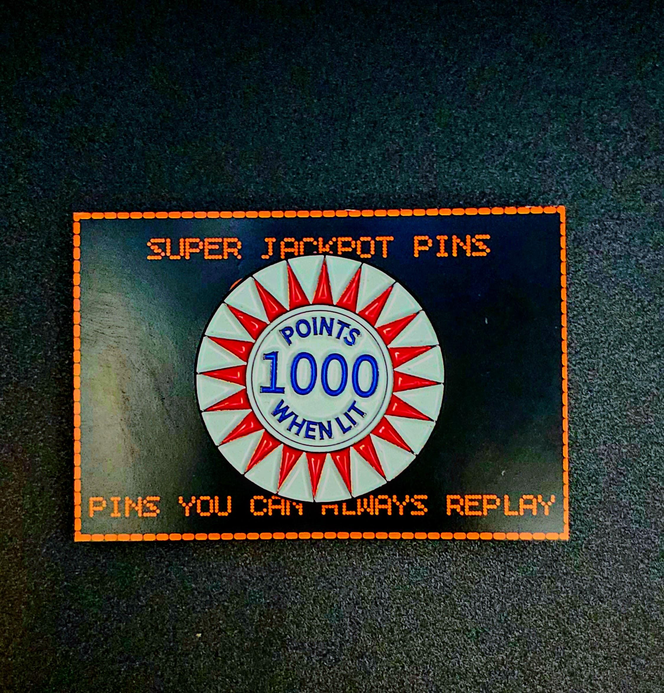 Pinball Pop Bumpers 1000 Points Soft Enamel Pin - Etsy