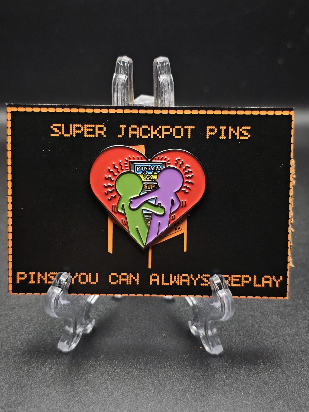 Split Flip Buddies Soft Enamel Pin - Etsy