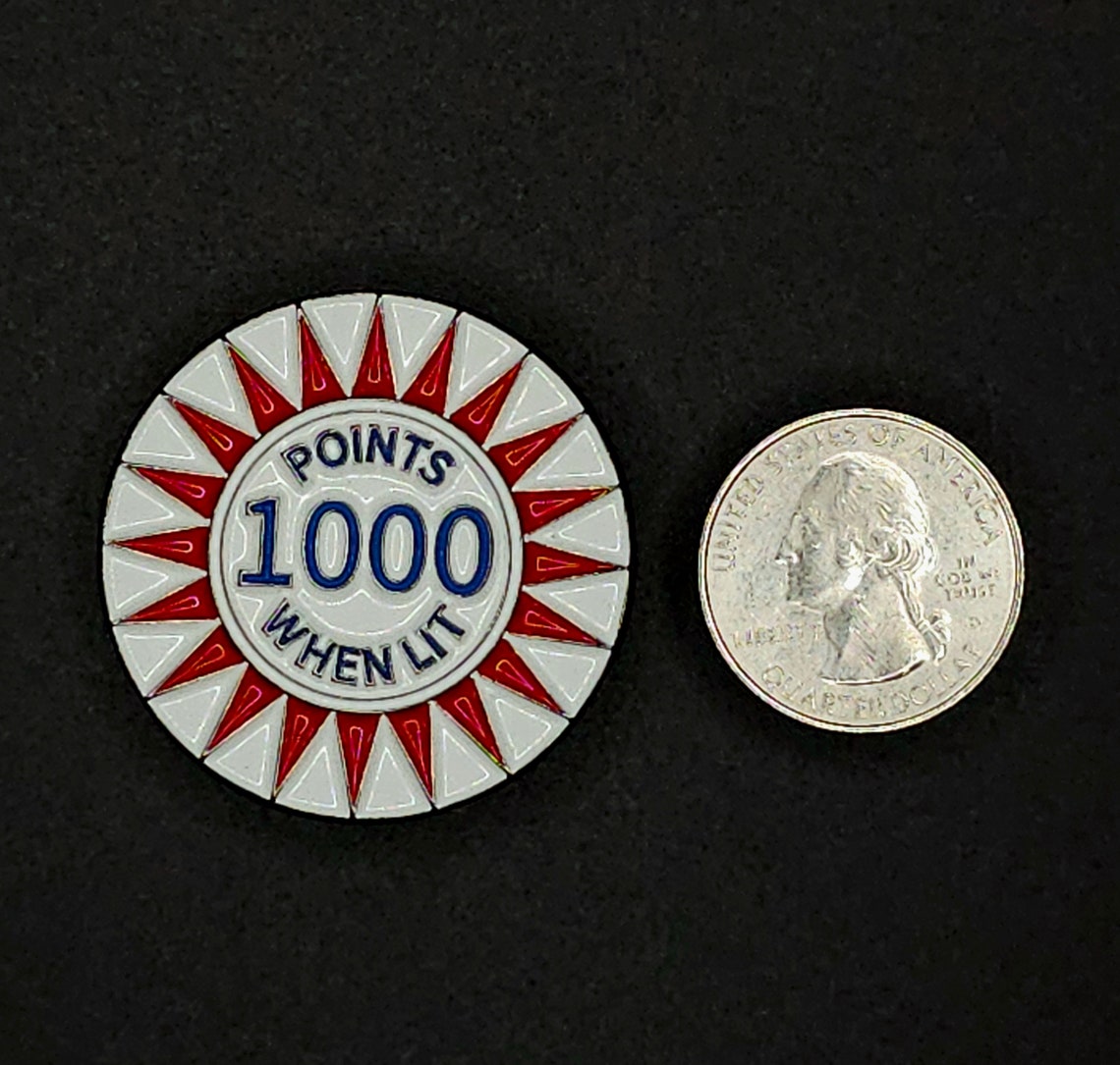 Pinball Pop Bumpers 1000 Points Soft Enamel Pin - Etsy