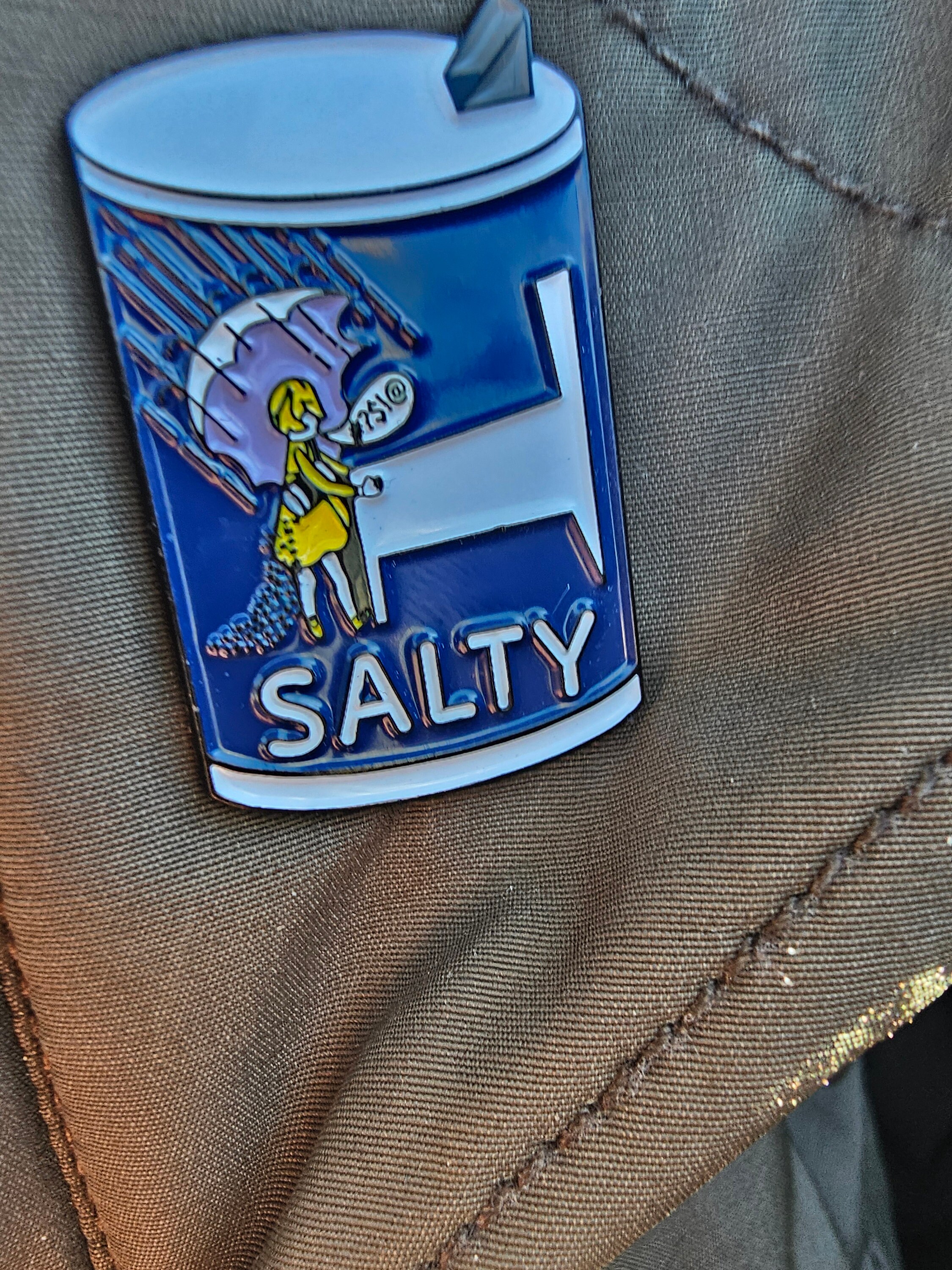 Salty Girl Pinball Soft Enamel Pin - Etsy