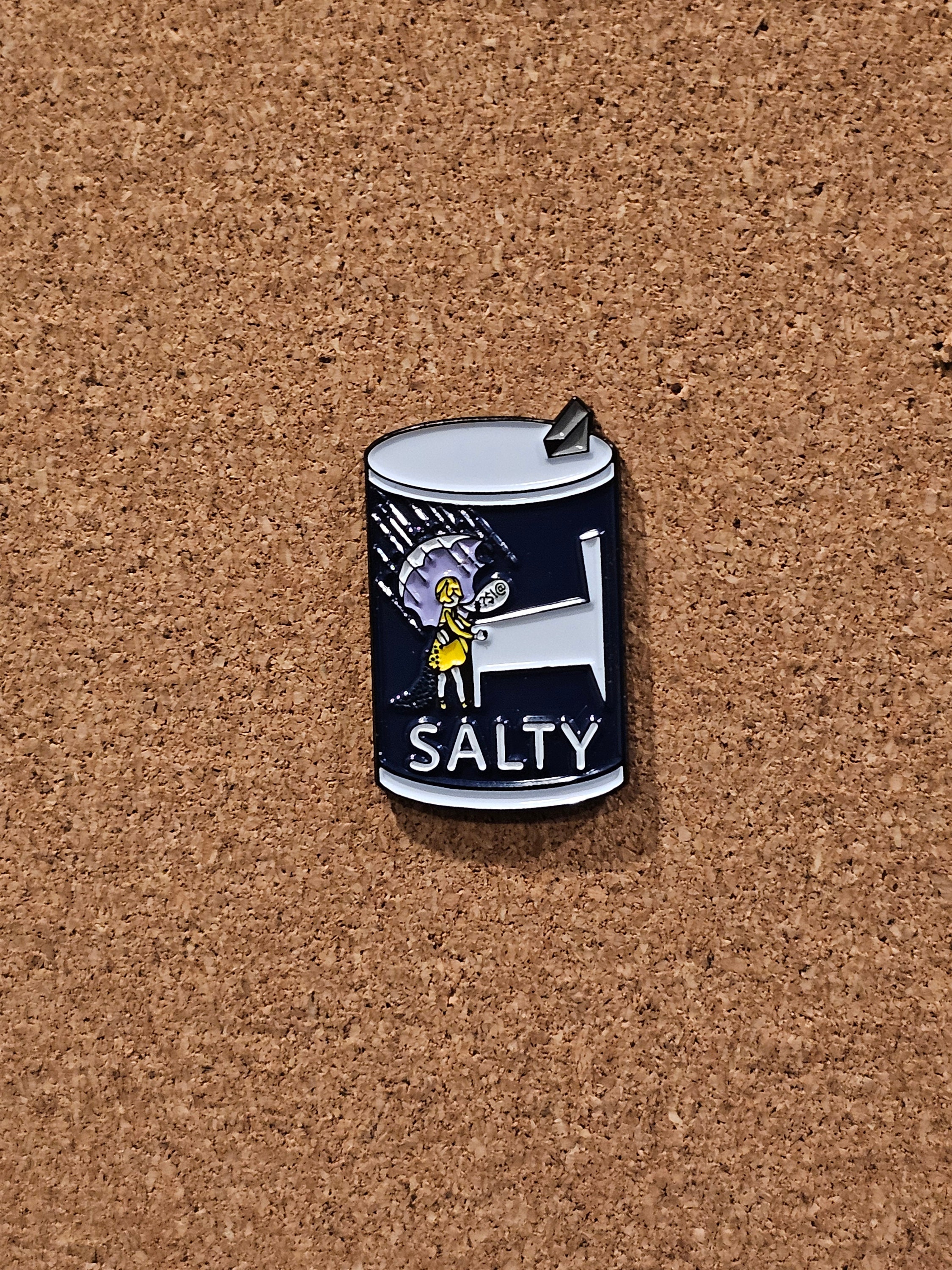Salty Girl Pinball Soft Enamel Pin - Etsy