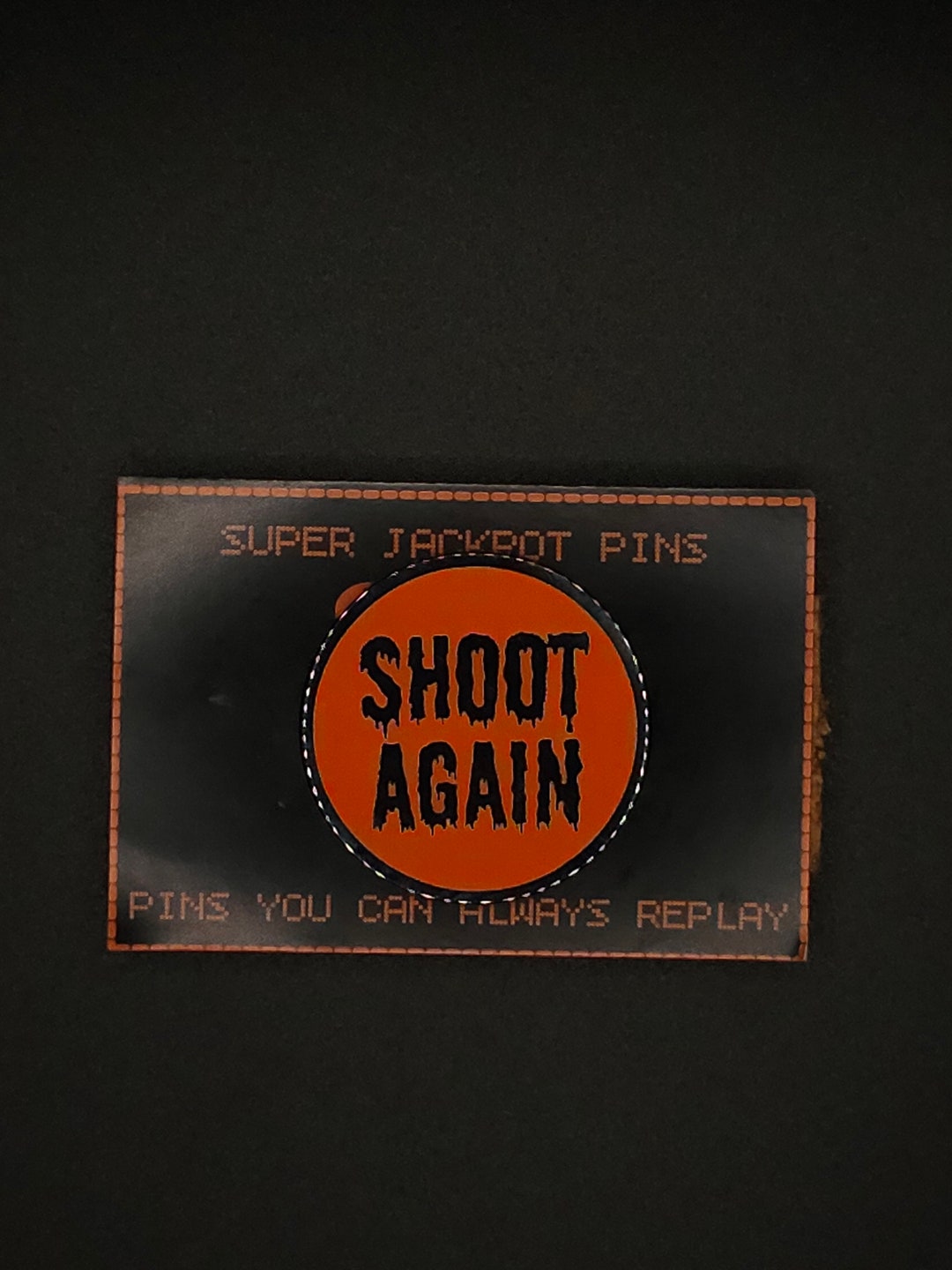 Pinball Shoot Again Light Hard Enamel Pin - Etsy