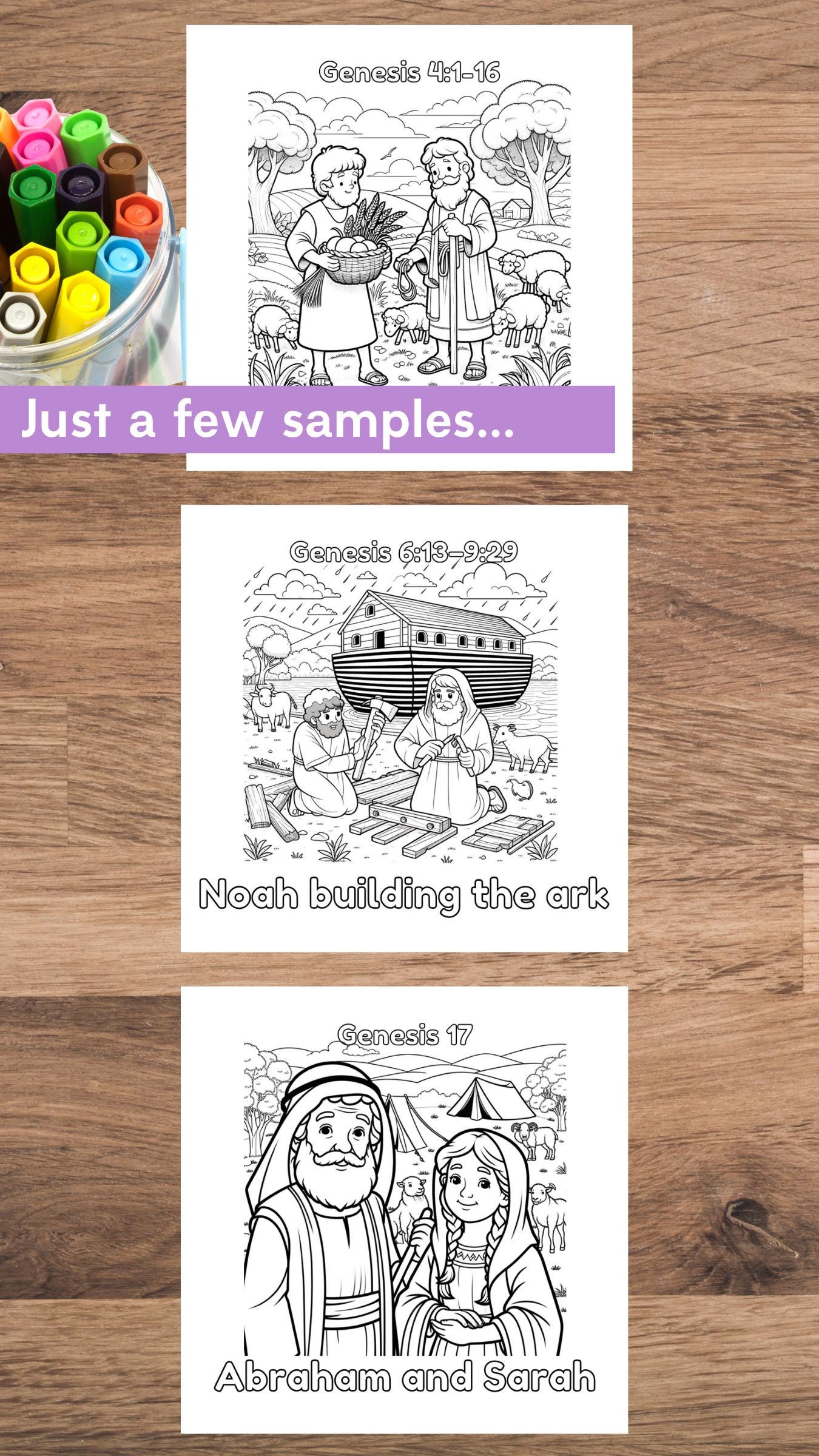 Deuteronomy Bible Coloring Book for Kids: Christian Verses (PDF ...