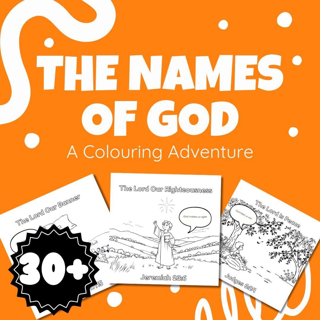 The Names of God Coloring Book | Bible Verses & Fun Learning for Kids ...