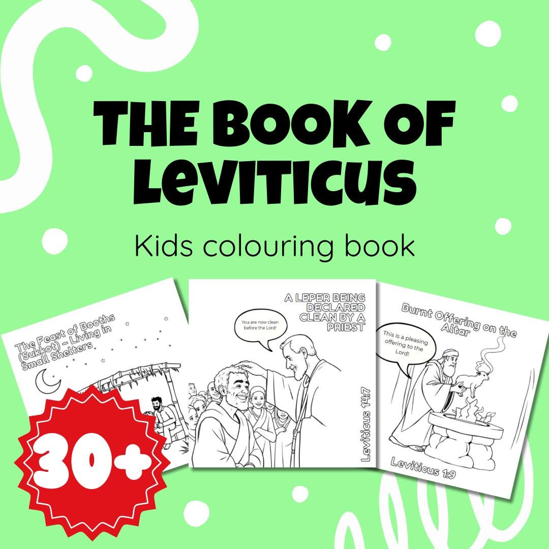 Leviticus Bible Coloring Book for Kids – Fun & Educational Christian ...
