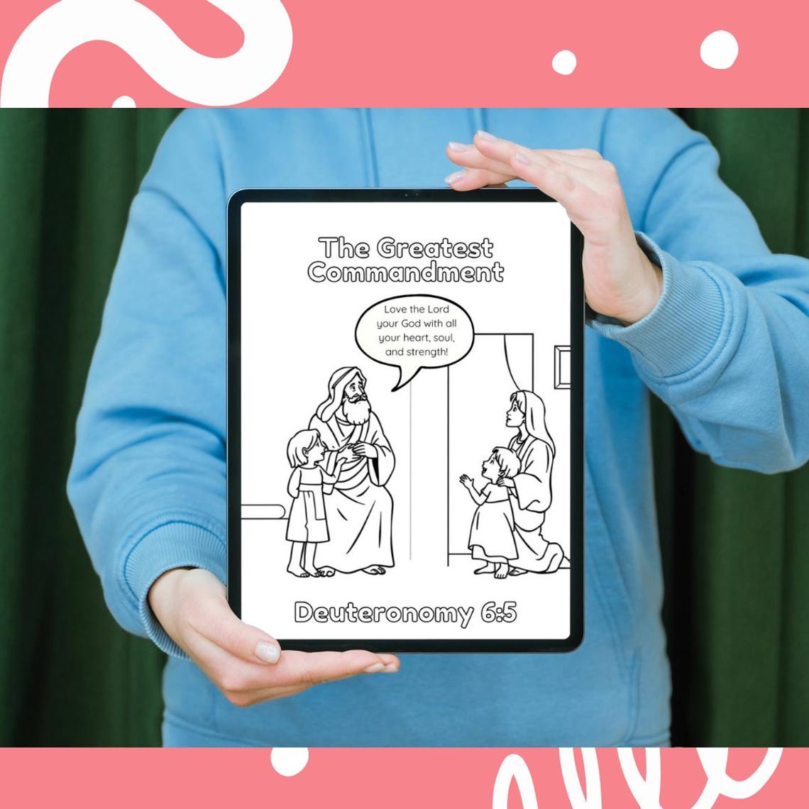 Deuteronomy Bible Coloring Book for Kids – Fun & Educational Christian ...