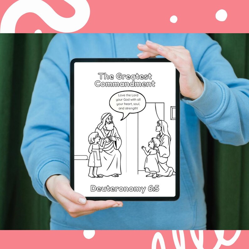 Deuteronomy Bible Coloring Book for Kids – Fun & Educational Christian ...