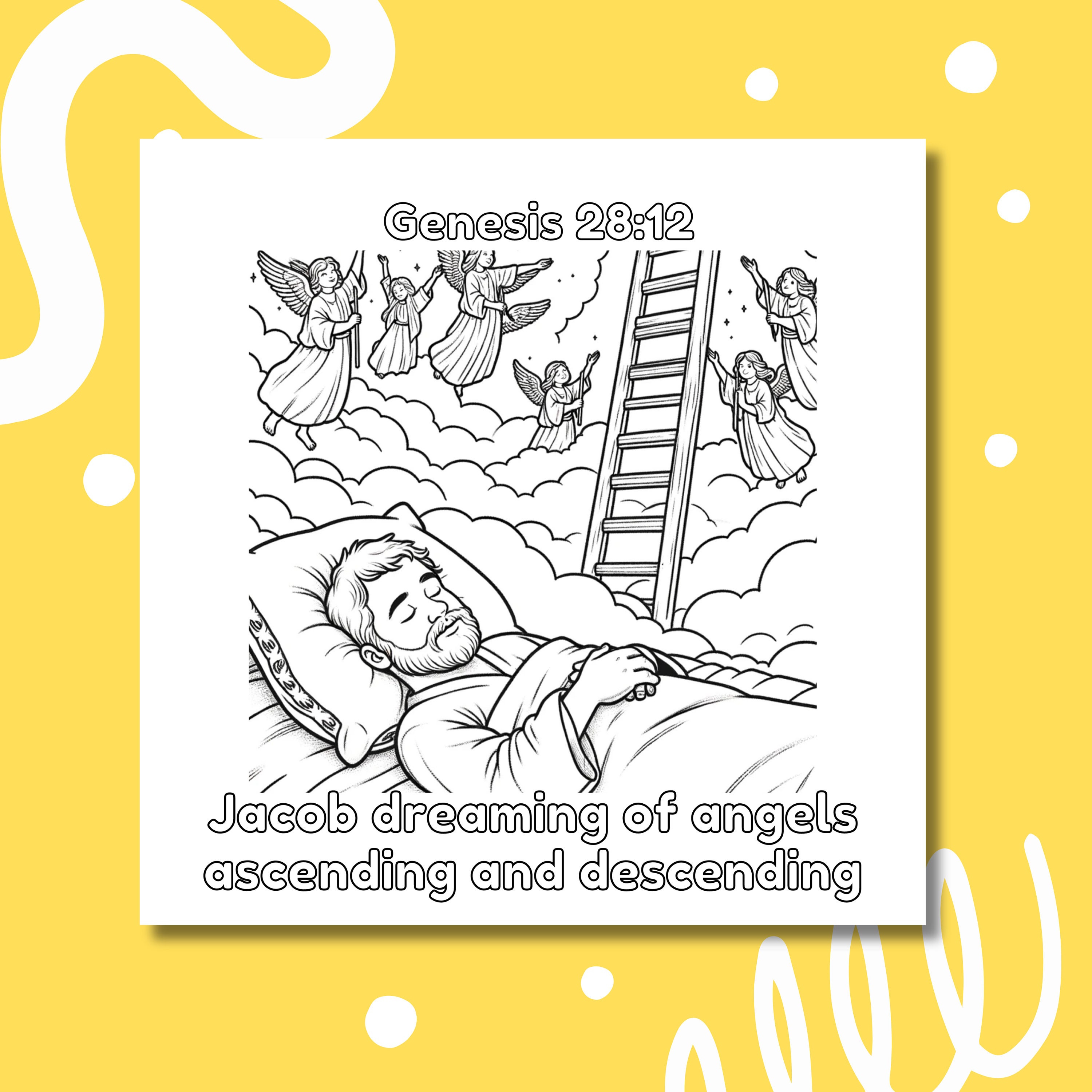 GENESIS BIBLE Colouring Book Children's Religious Education Printables ...