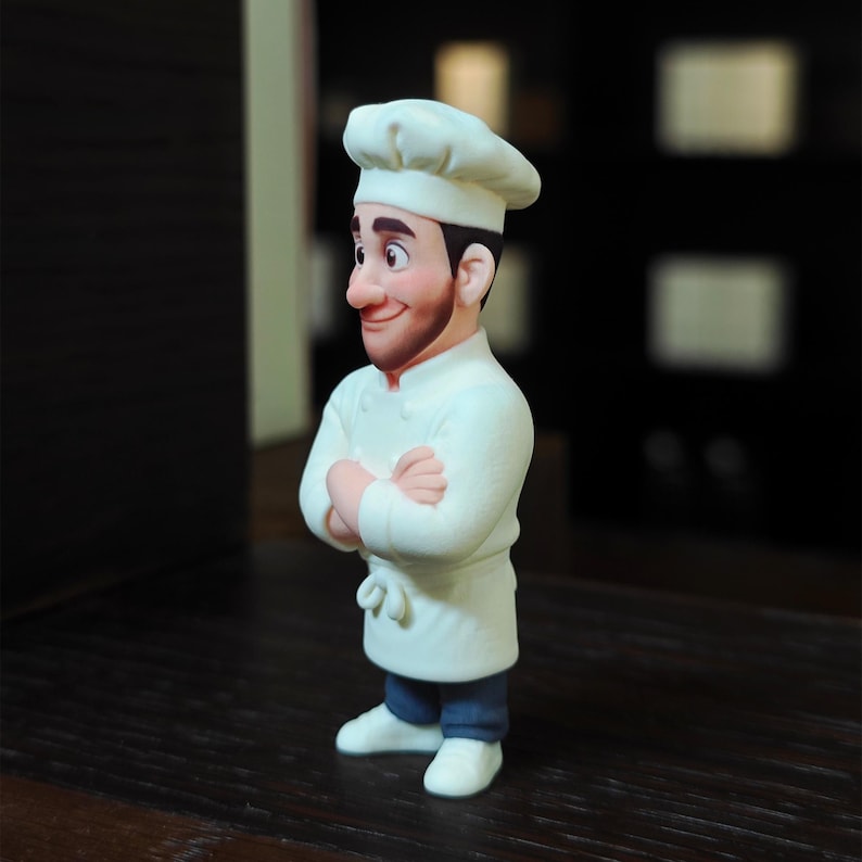 Custom Cartoon Figurine, Personalized 3D Printed Mini Me Character ...