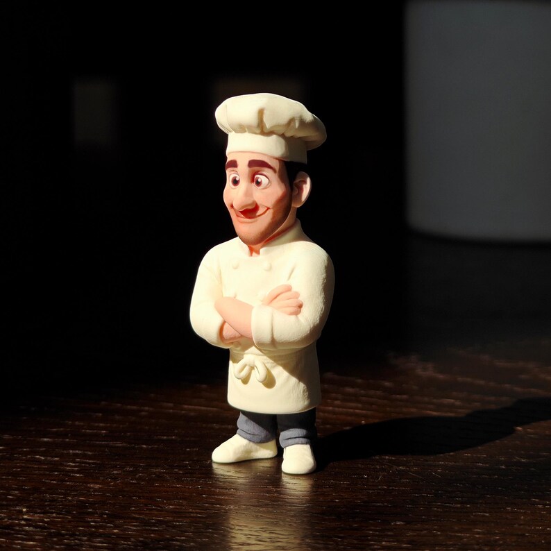 Custom Cartoon Figurine, Personalized 3D Printed Mini Me Character ...
