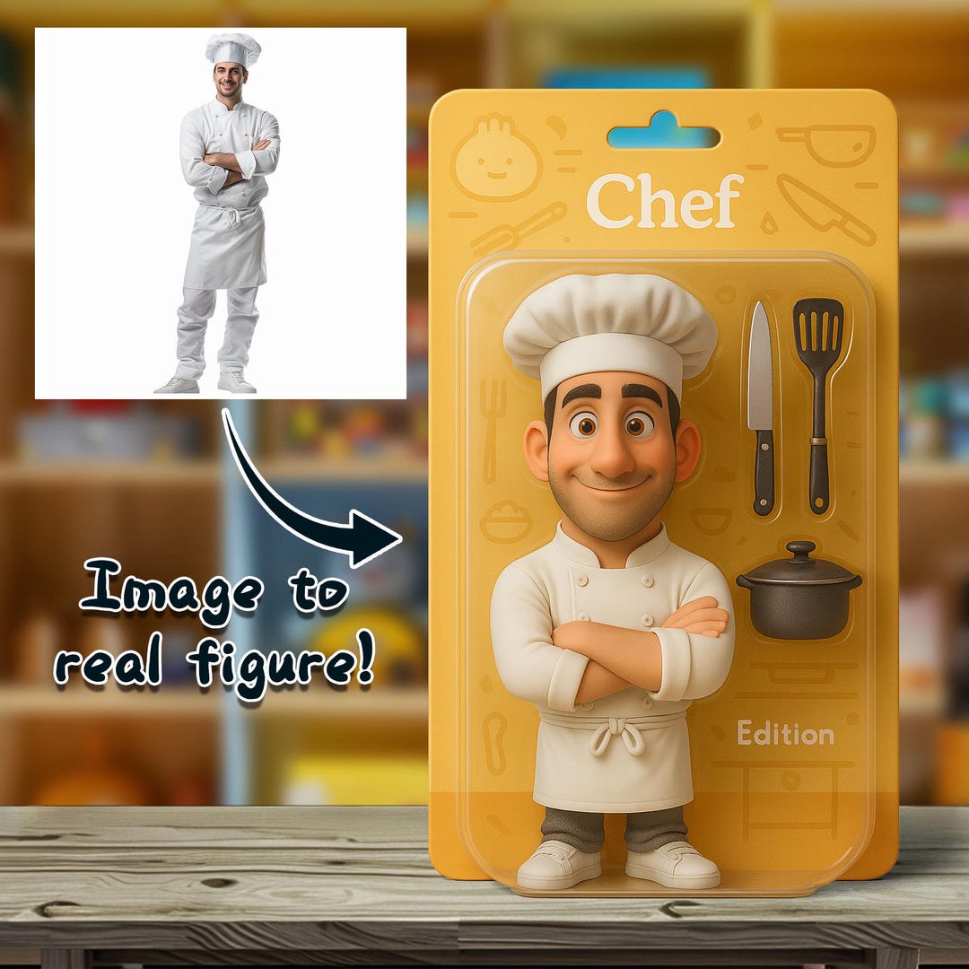 Custom Cartoon Figurine, Personalized 3D Printed Mini Me Character ...