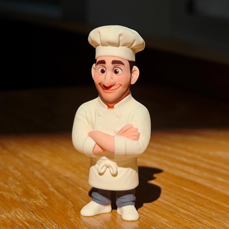Custom Cartoon Figurine, Personalized 3D Printed Mini Me Character ...
