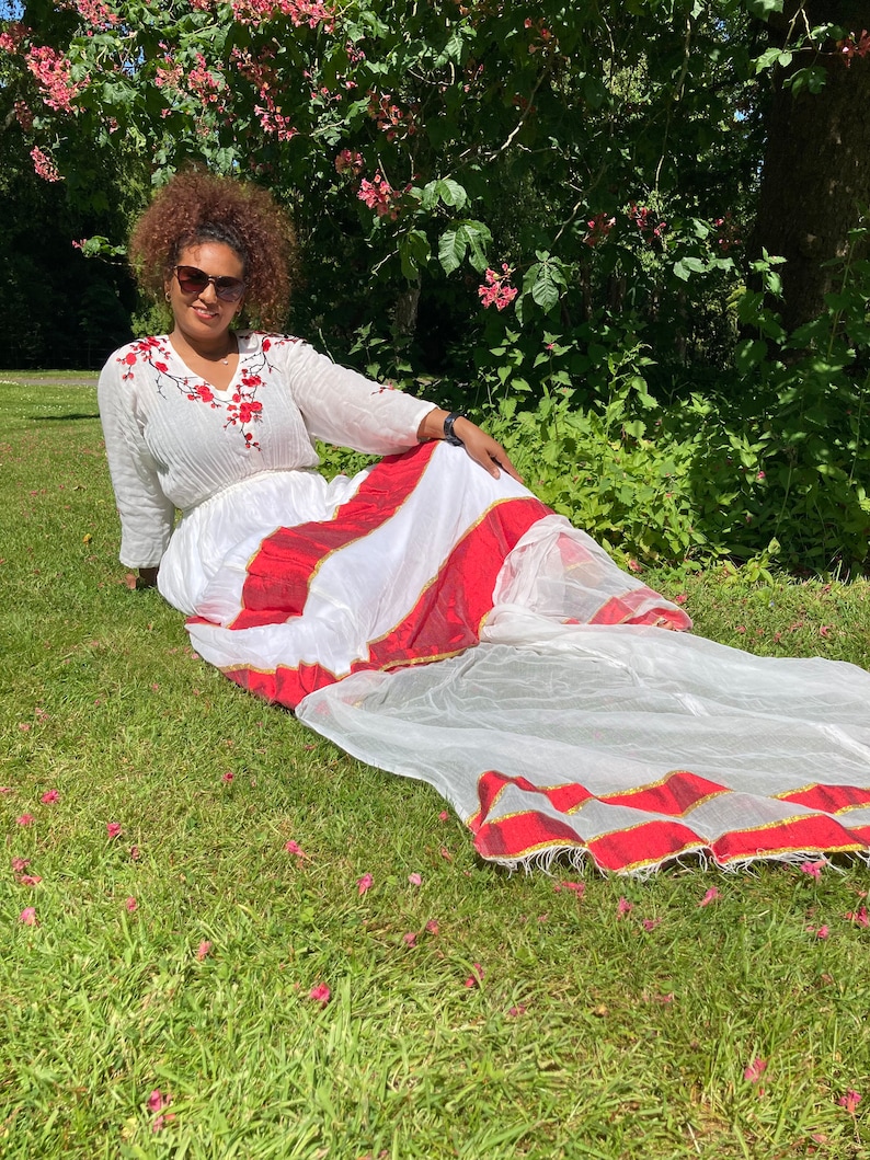 Ethiopian Dress, የሀበሻ ቀሚስ፣tibebe, Habasha Kemis, Traditional Clothes ...