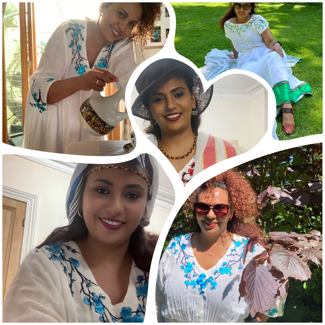 Modern Ethiopia Dress, ሀበሻ ቀሚስ, Tibebe, Habasha Kemis, Traditional ...