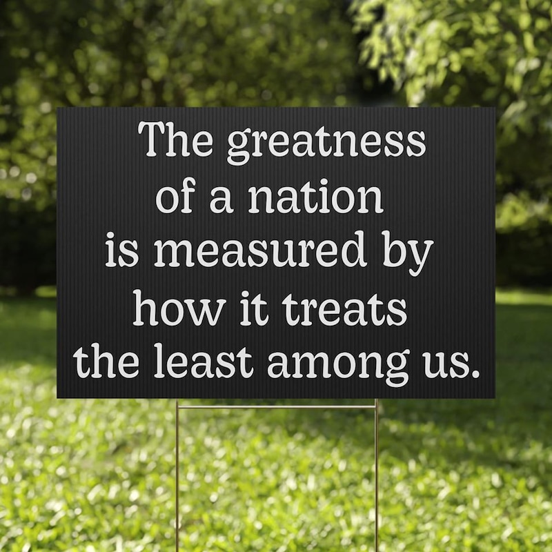 Democracy Protest Sign - Etsy