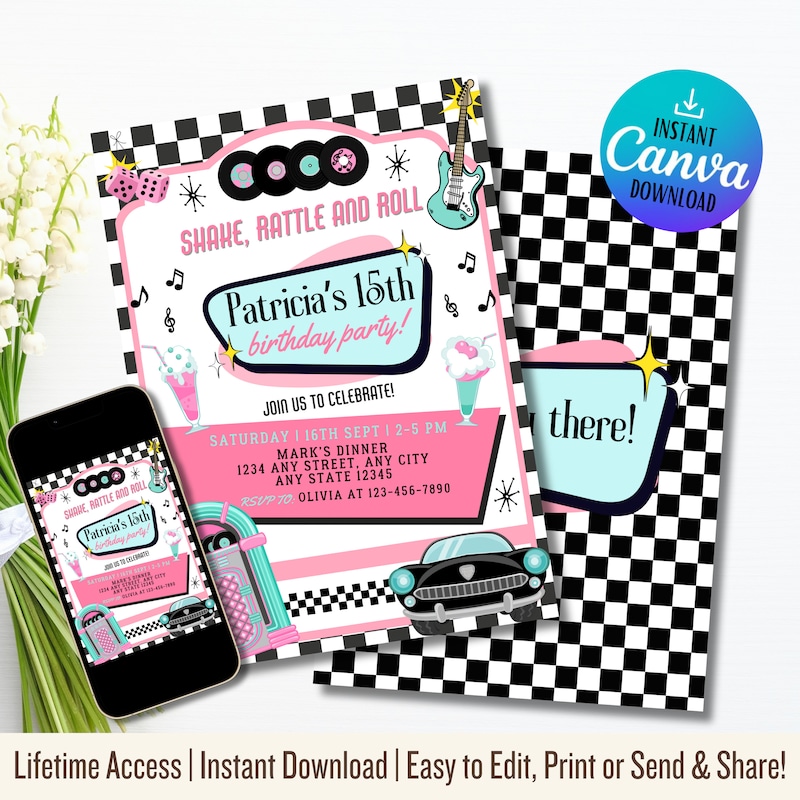 1950s Grease Party - Etsy