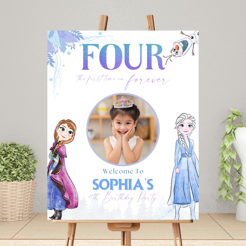 Frozen Backdrops for Birthday - Etsy