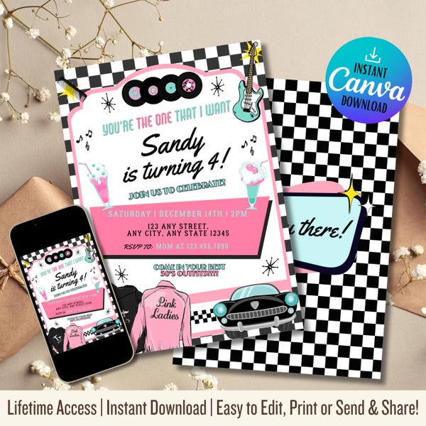 Grease Party - Etsy