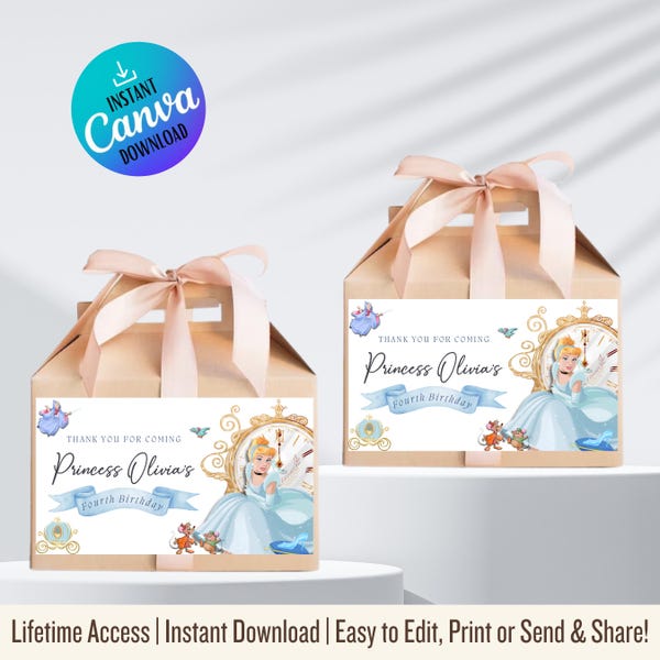 Cinderella Candy Box - Etsy