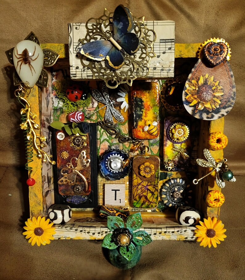 Dragonfly and Butterfly Shadowbox - Etsy