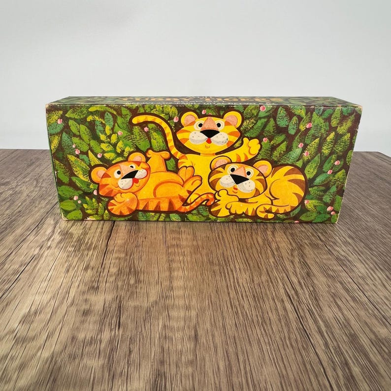 Avon Tubby Tigers Soap Set Vintage Novelty Collectible Kids Bath Decor ...