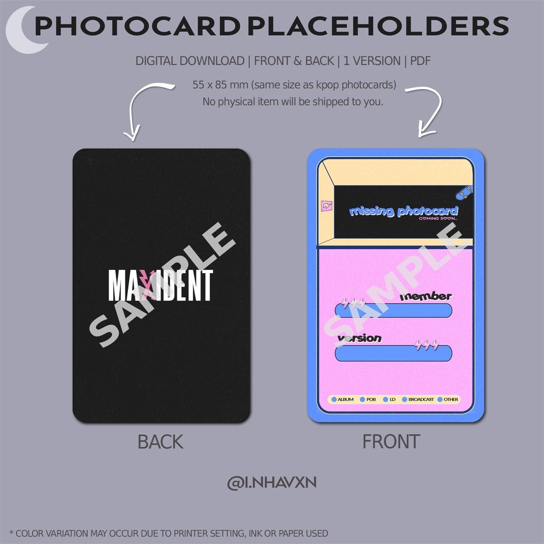 DIGITAL DOWNLOAD Kpop Binder Fillers, PC Placeholders Stray Kids ...