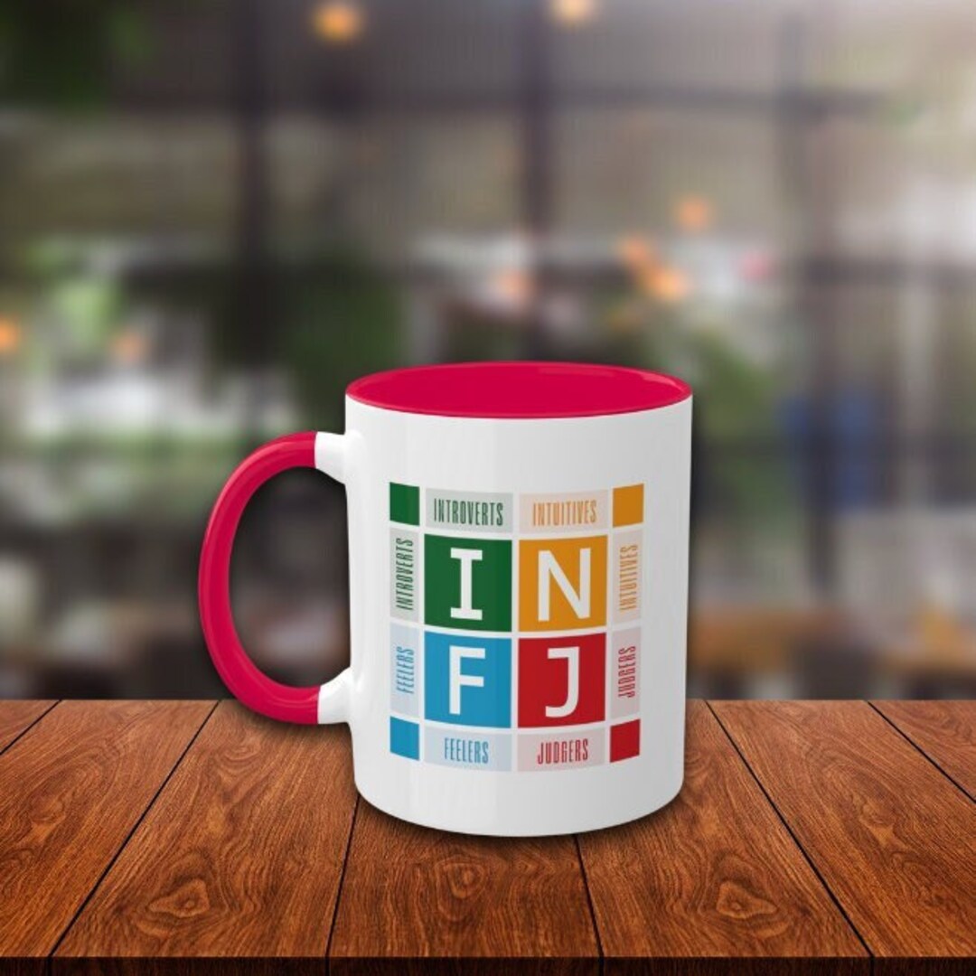 INFJ Personality Type Mug, 11 Oz Ceramic Coffee Cup With Humorous Text ...