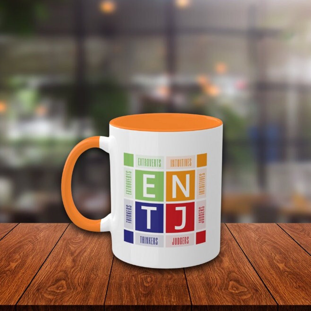 ENTJ Personality Type Mug, 11 Oz Ceramic Coffee Cup With Humorous Text ...