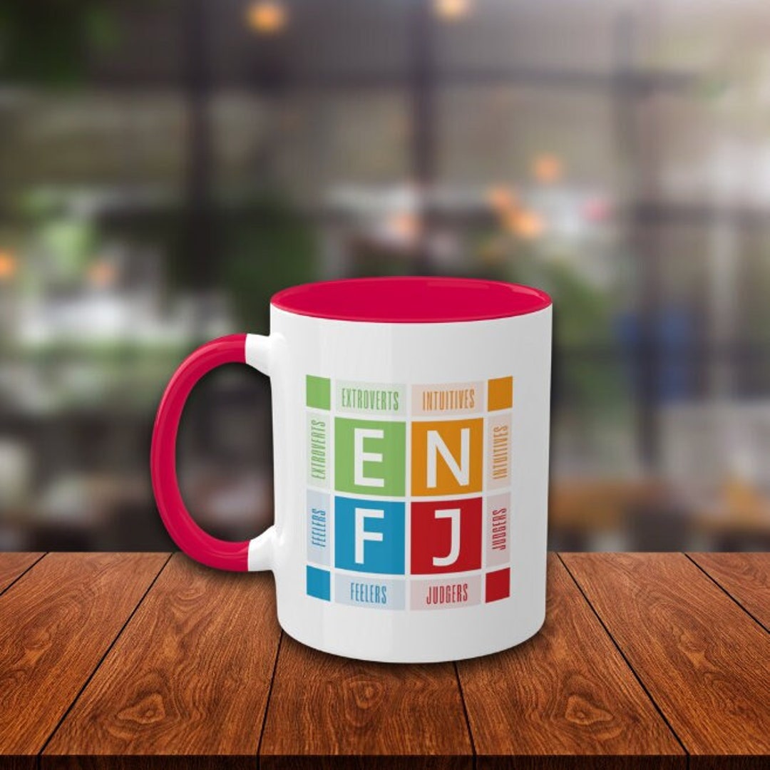 ENFJ Personality Type Mug, 11 Oz Ceramic Coffee Cup With Humorous Text ...