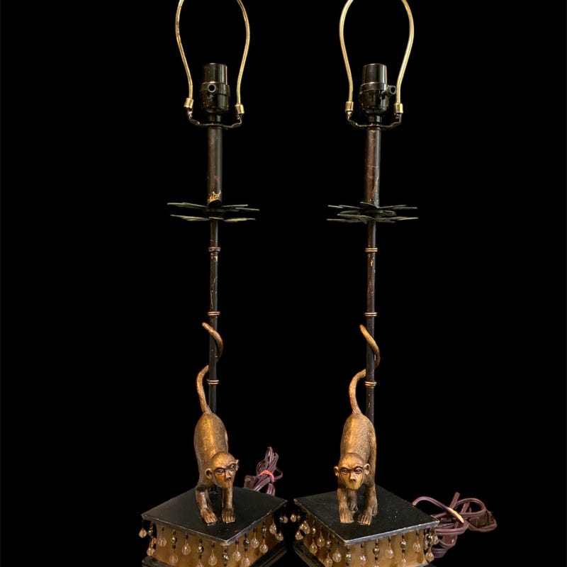 Monkey Lamp - Etsy