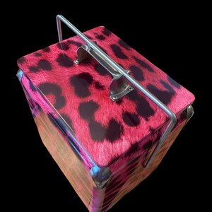 Sainty Pink Leopard Print Cooler - Etsy