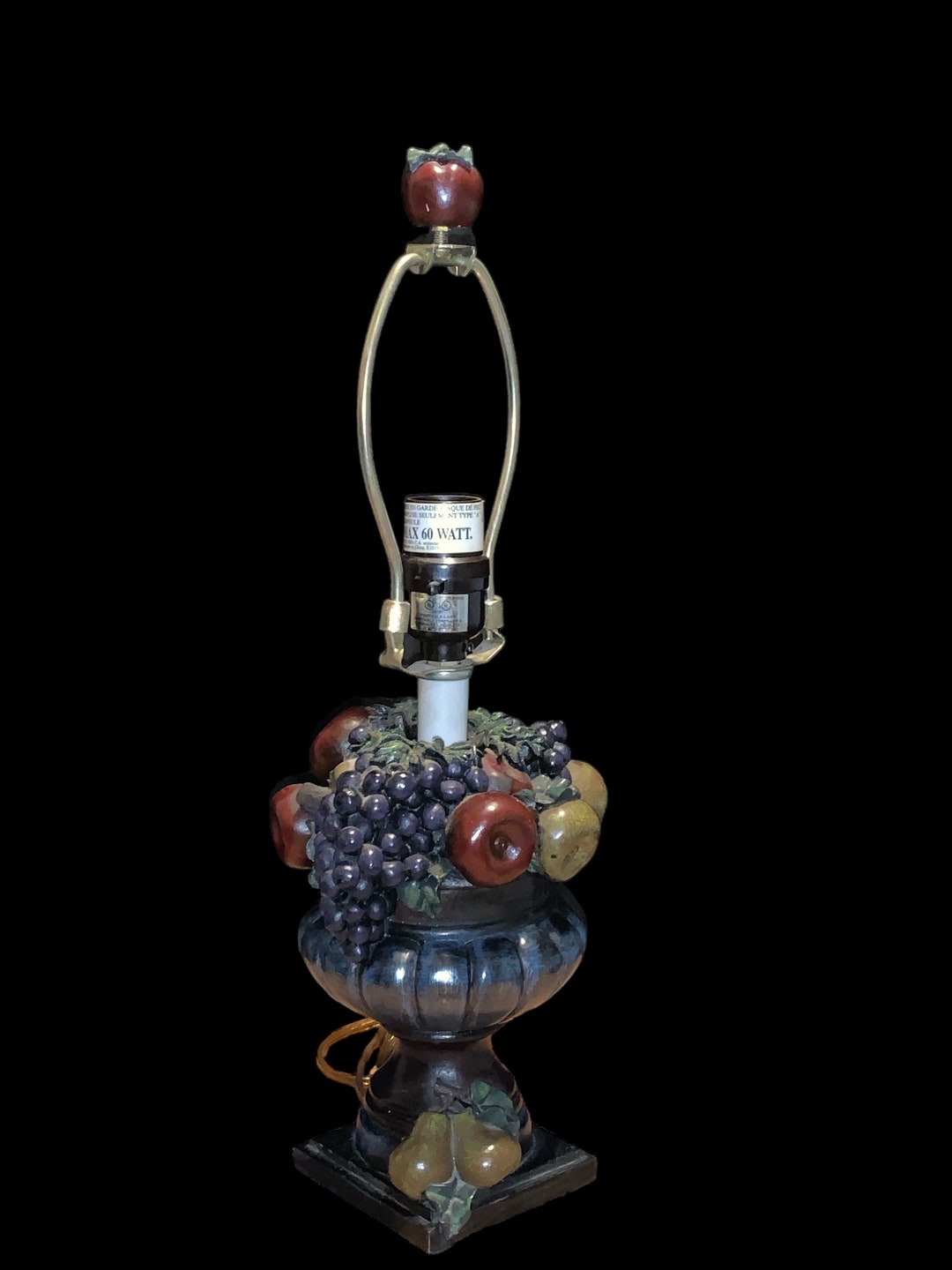 Small Provincials Style Coloured Fruit Lamp - Etsy