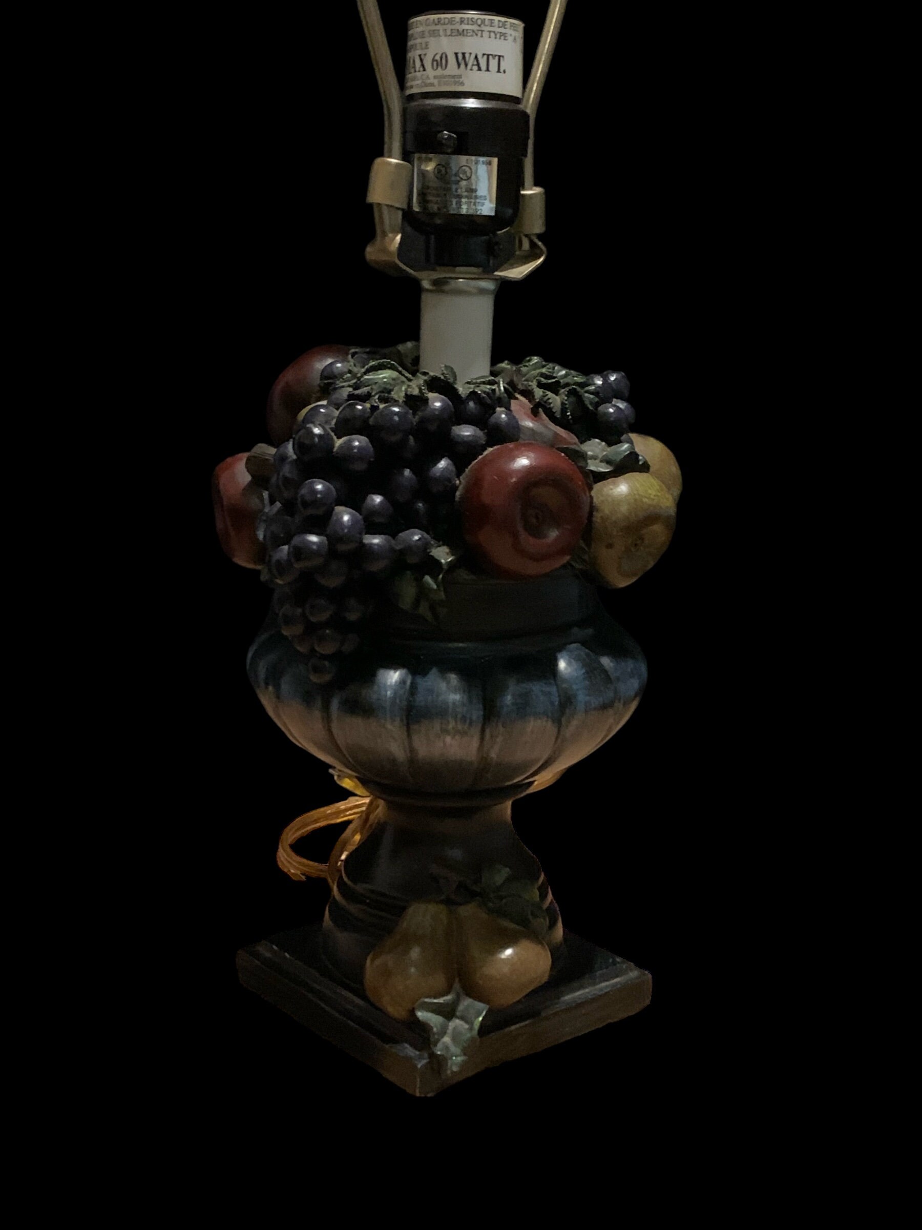 Small Provincials Style Coloured Fruit Lamp - Etsy