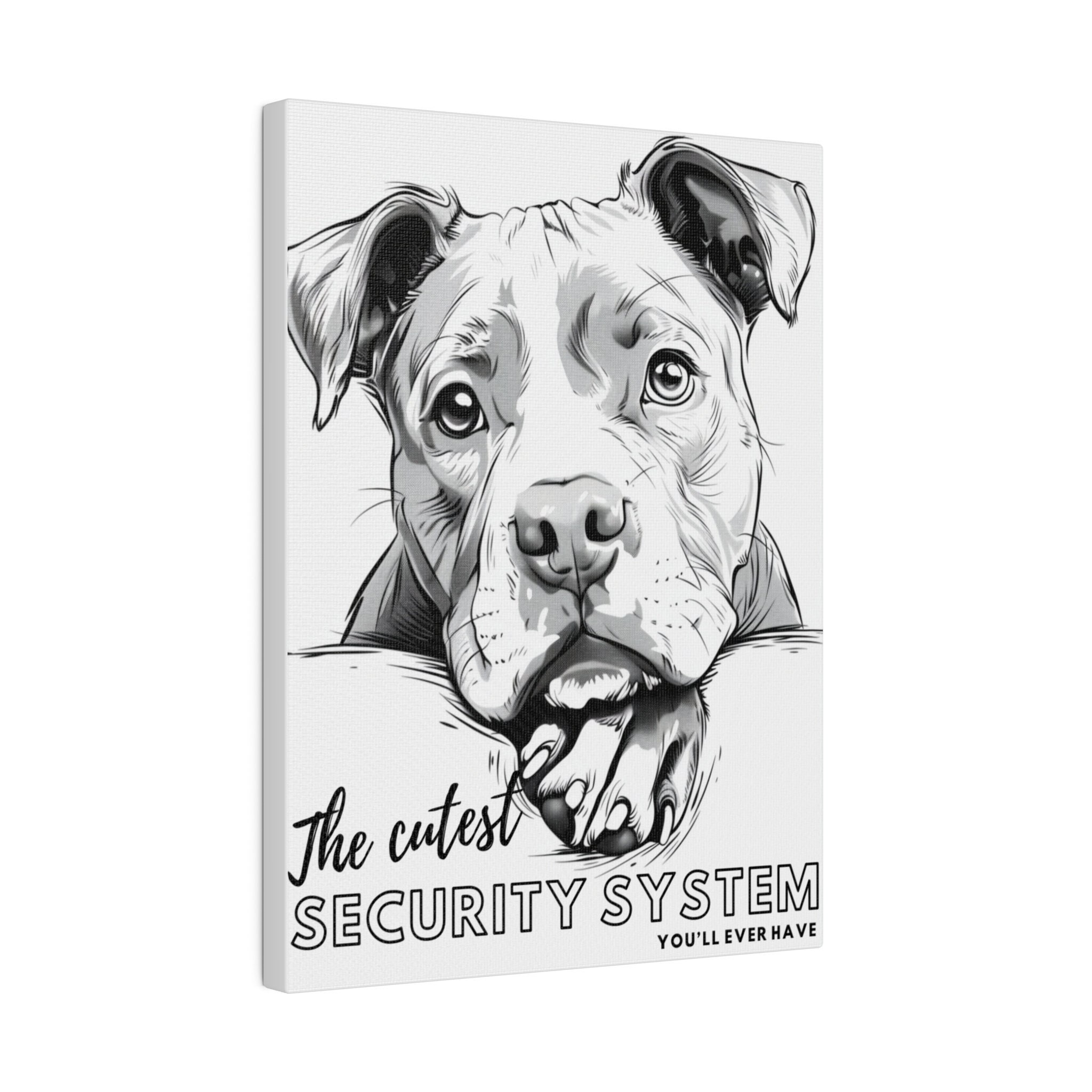 Pit Bull Dog Wall Art Pitbull Artwork Print Pit Bull Decor Pitbull Dog ...