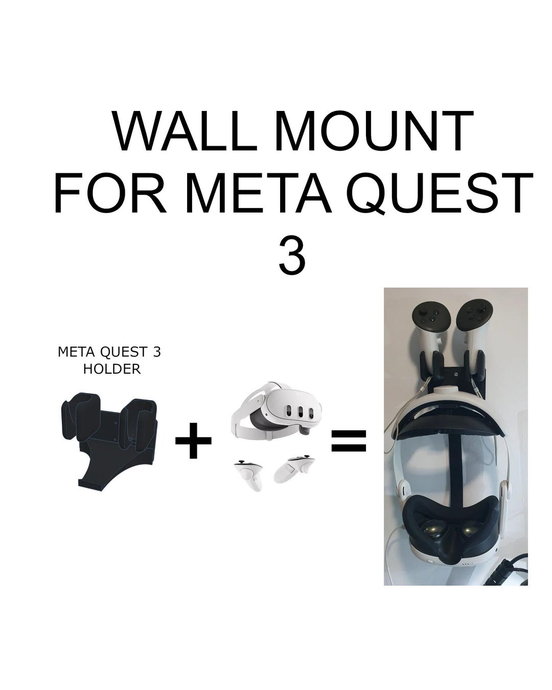 Wall Stand for Metaquest 3 - Etsy