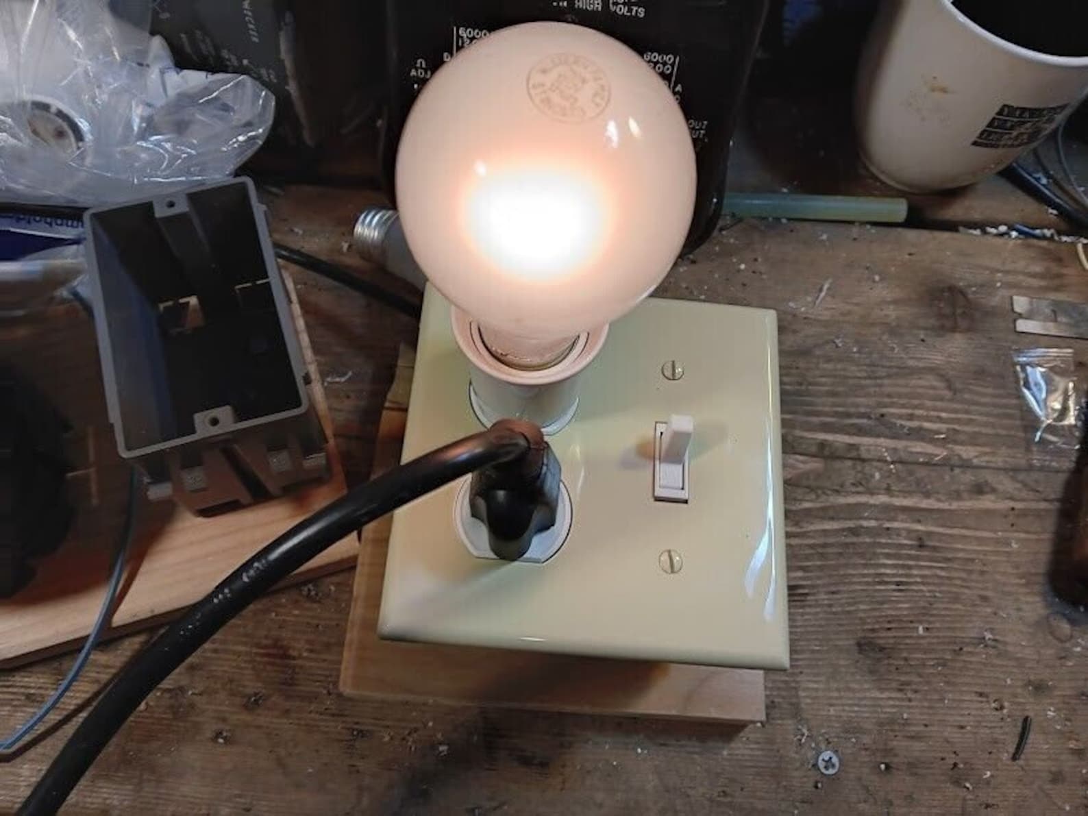 Dim Bulb Tester Current Limiter for Amplifiers Stereos Guitar Amp With ...