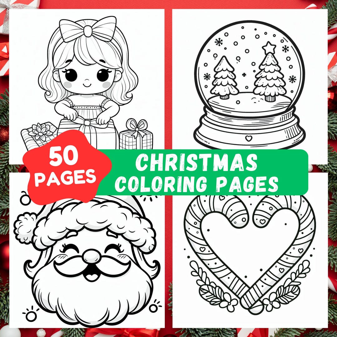 Christmas Coloring Pages, Winter Holidays Coloring Pages for Kids ...