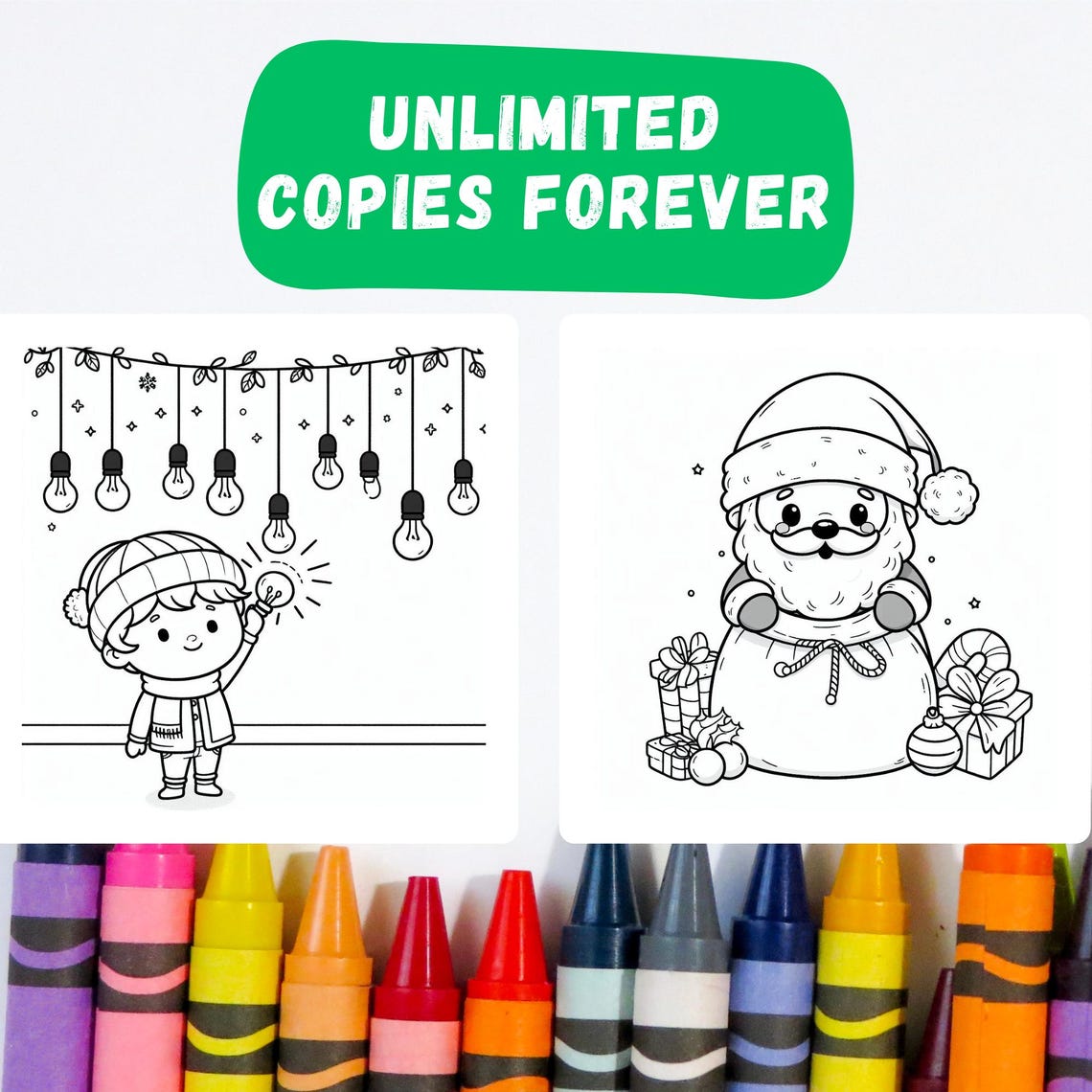 Christmas Coloring Pages, Winter Holidays Coloring Pages for Kids ...
