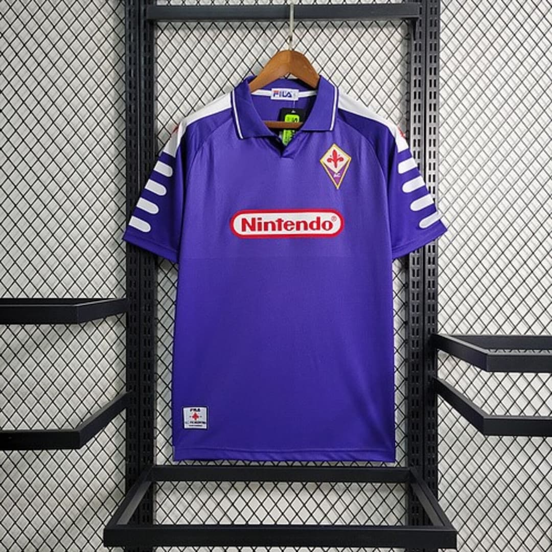 Fiorentina Retro Soccer Jersey Fiorentina Shirt Vintage Fiorentina ...