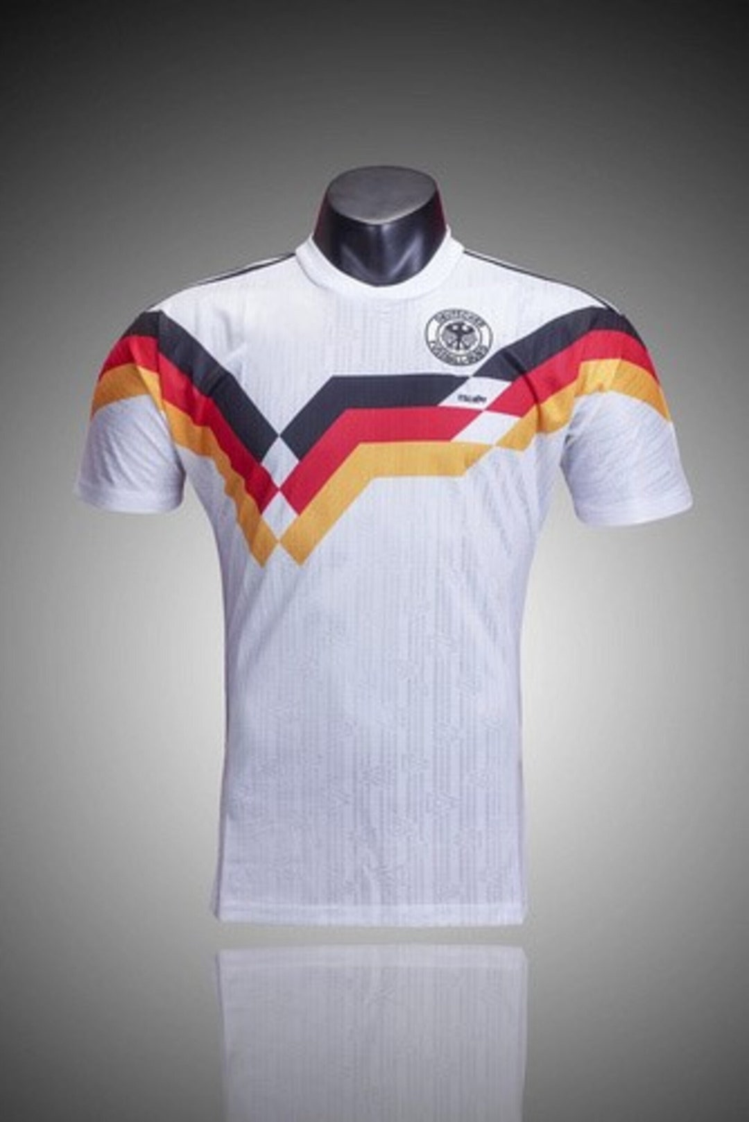 Germany Retro 1988-1990 World Cup Jersey / Vintage Germany Football ...
